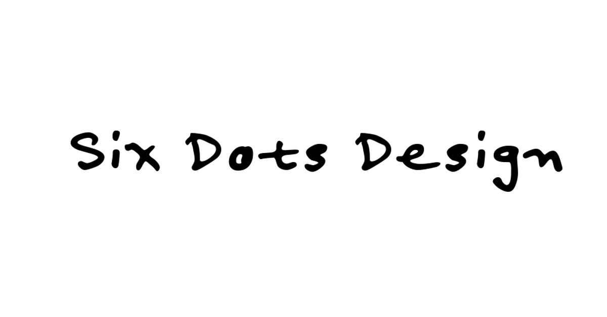 Welcome! – Six Dots Design